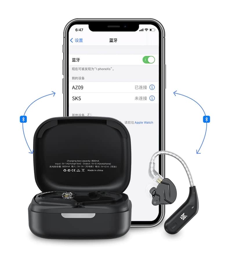 KZ AZ09 Bluetooth 5.2 Ear hooks | Fast worldwide delivery!